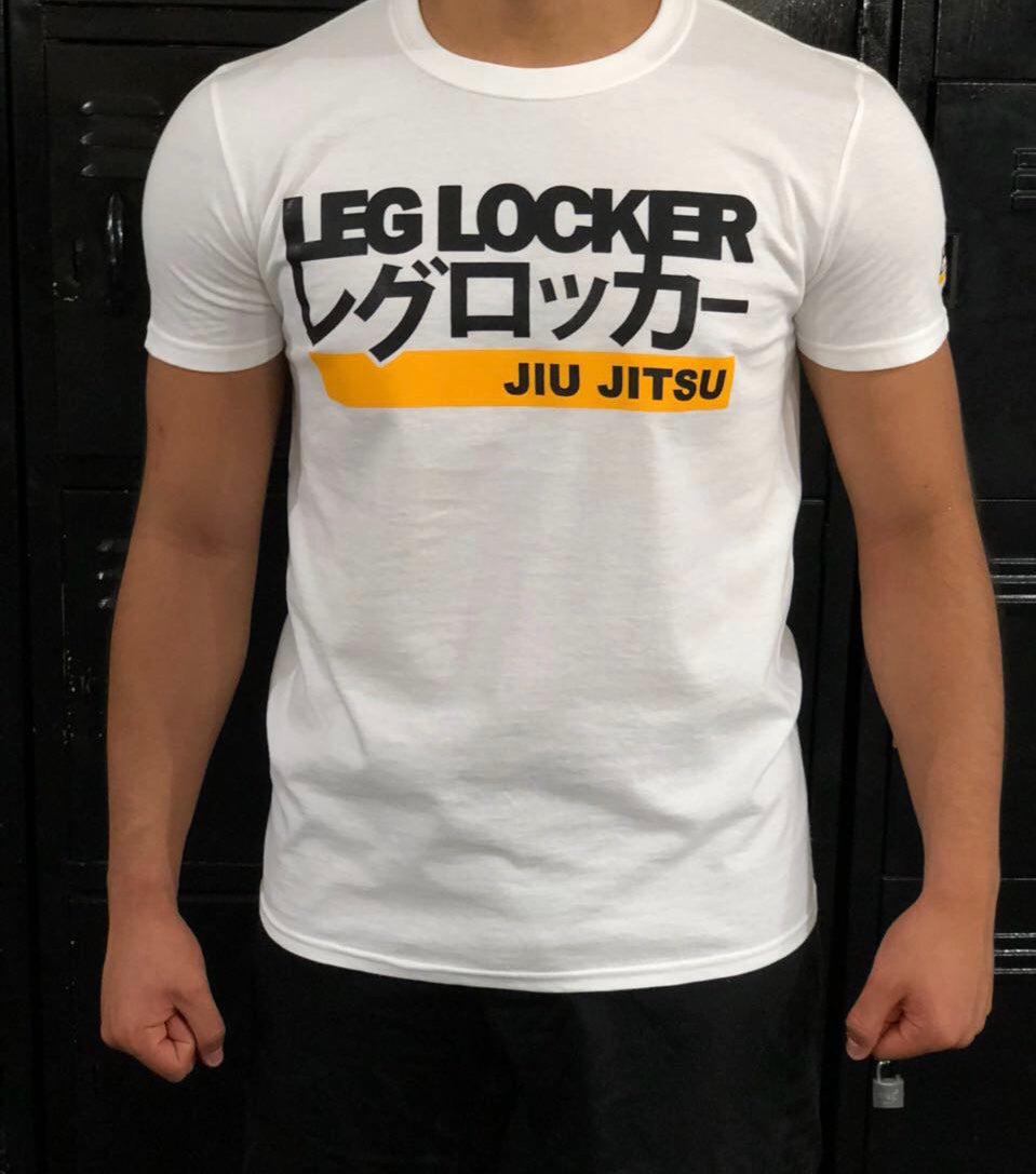 White LegLocker T-shirt – LegLocker Jiu-Jitsu Apparel