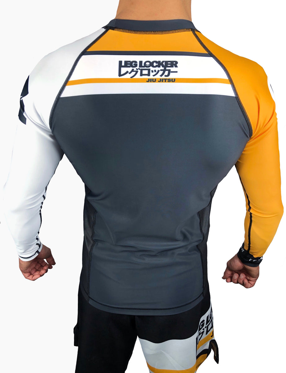 LegLocker V2. Yellow Long Sleeve Rashguard – LegLocker Jiu-Jitsu Apparel